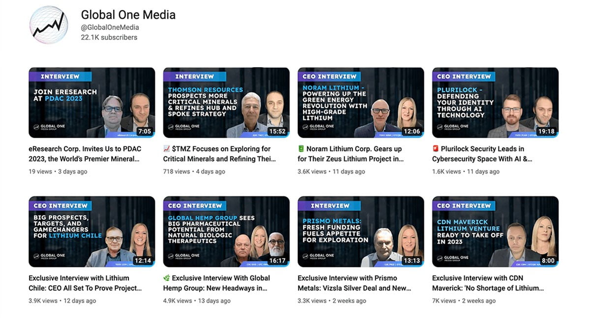 Top 7 YouTube Accounts To Kickstart Your Investments - Global One Media Group