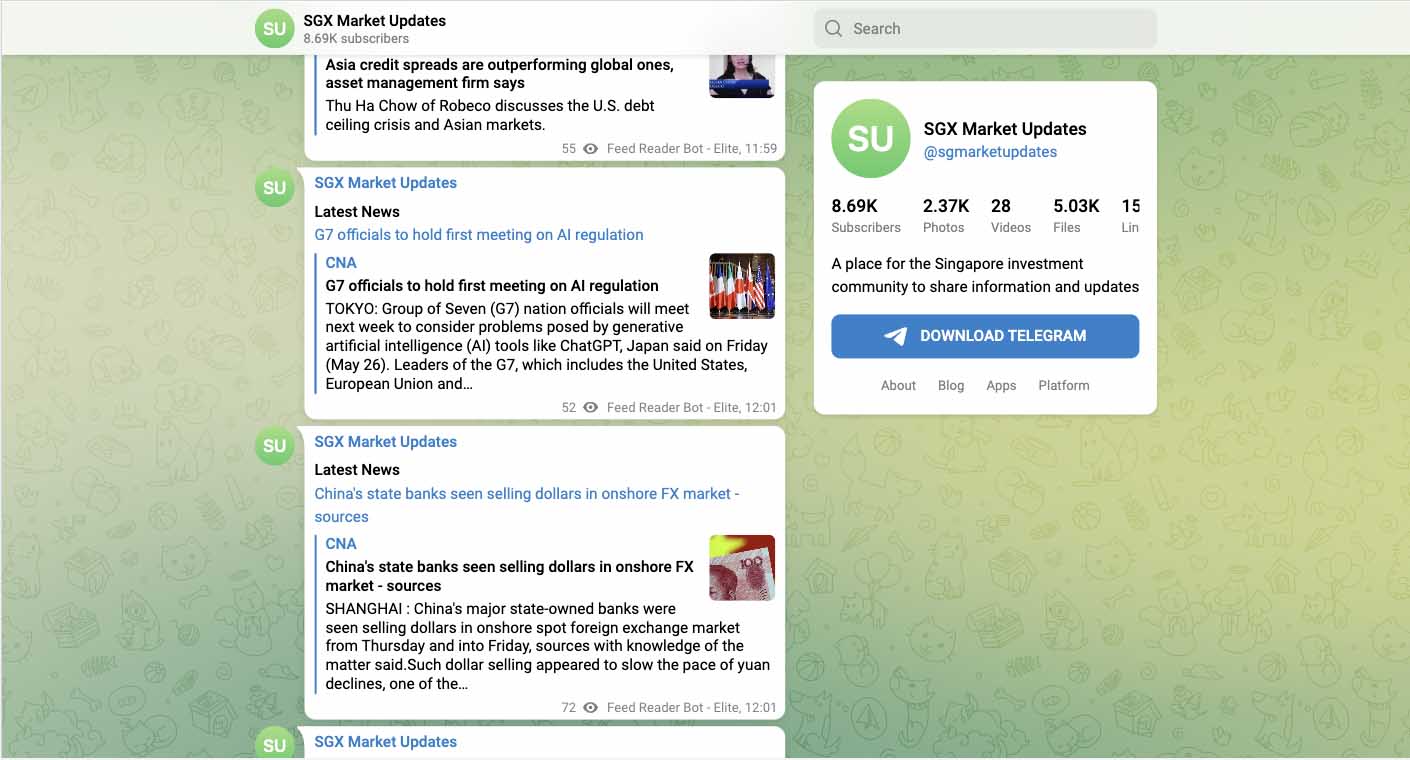 Top 7 Stock Telegram Channels for Your Next Investment - Global One ...