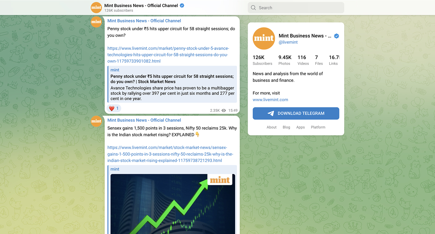 Top 7 Stock Telegram Channels for Your Next Investment - Global One ...